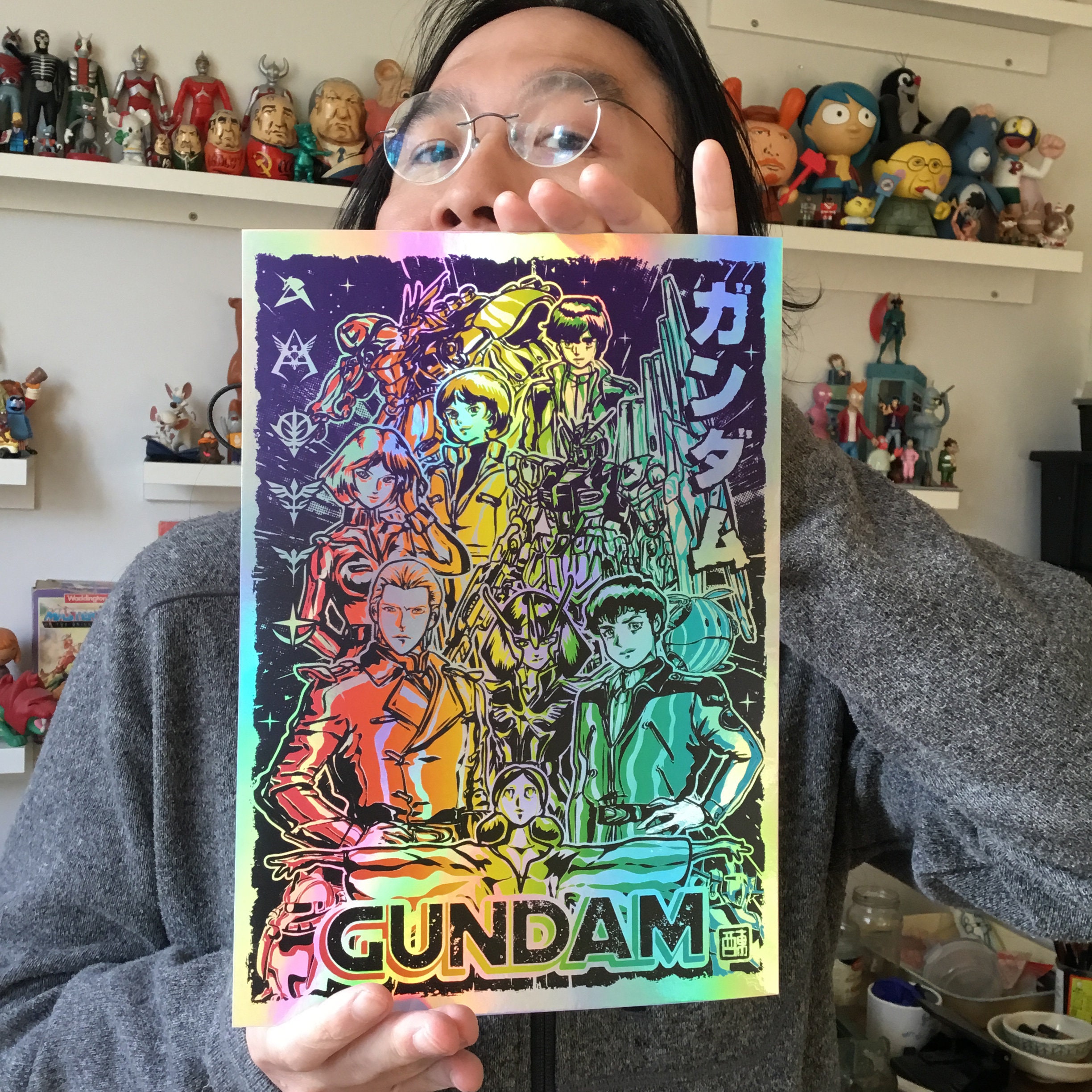 Mobile Suit Gundam - Hand Made Screen Print - Etsy