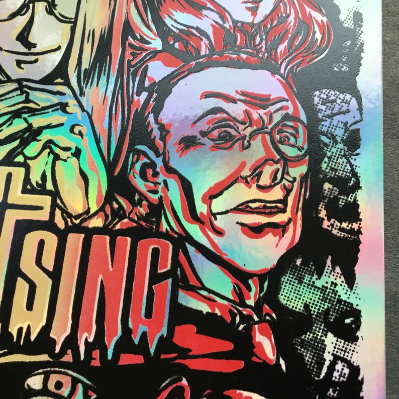 Hellsing Hand Made Holographic Anime Screen Print - Etsy