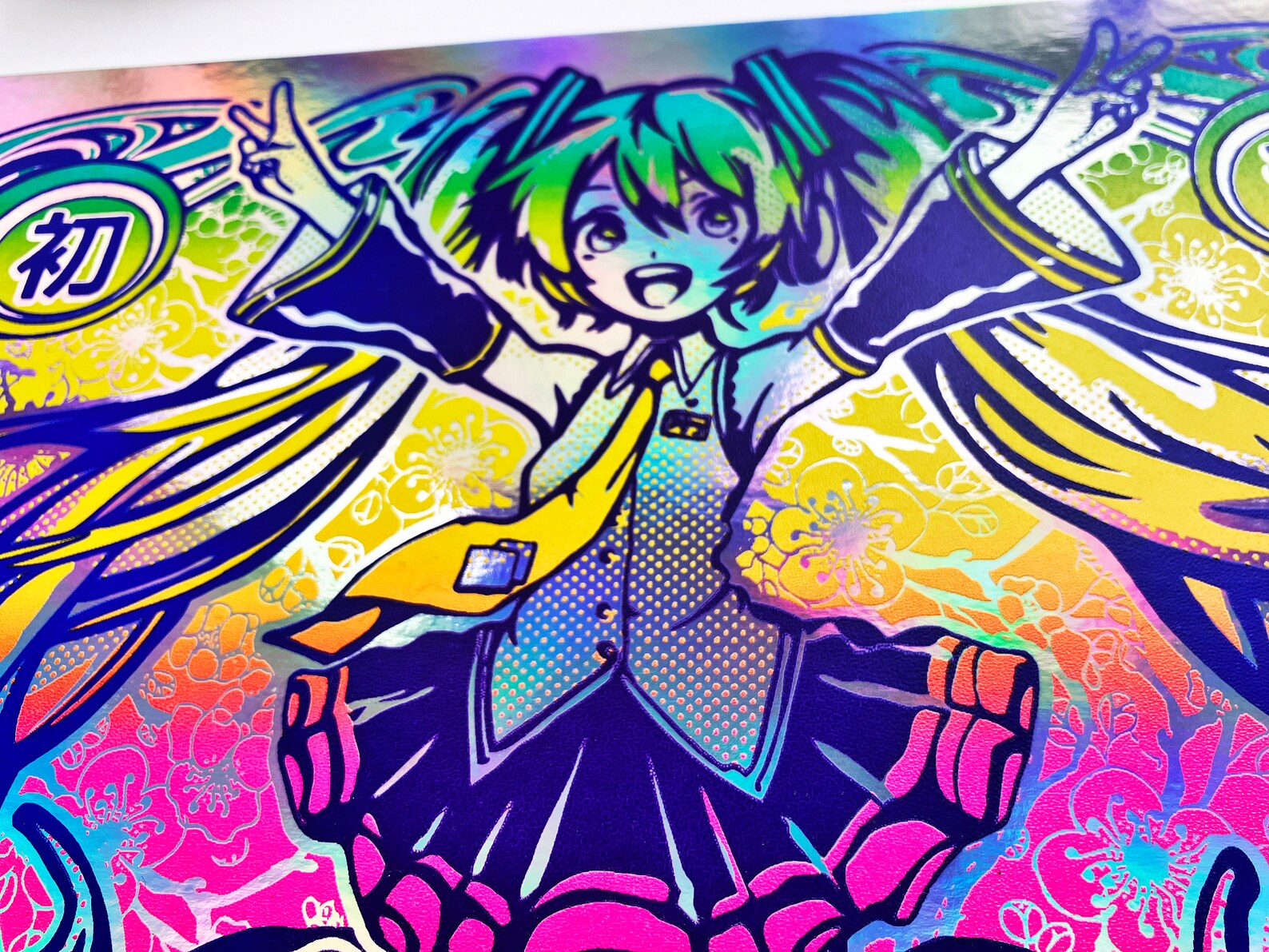 Vocaloid Hand Made Holographic Screen Print - Etsy