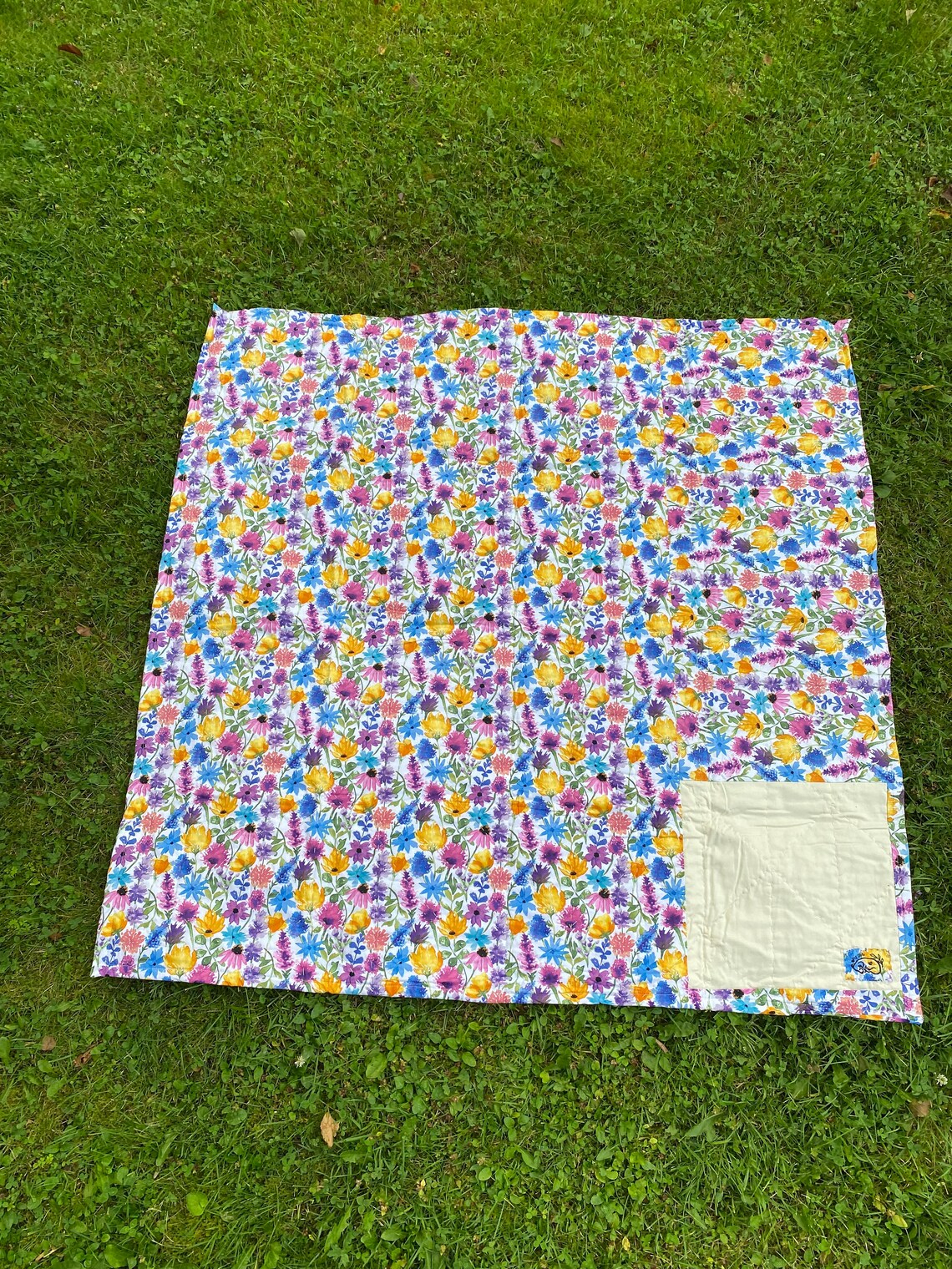 Milk + Honey Quilt | Checkered Cotton Quilt, Hand Quilted - Etsy
