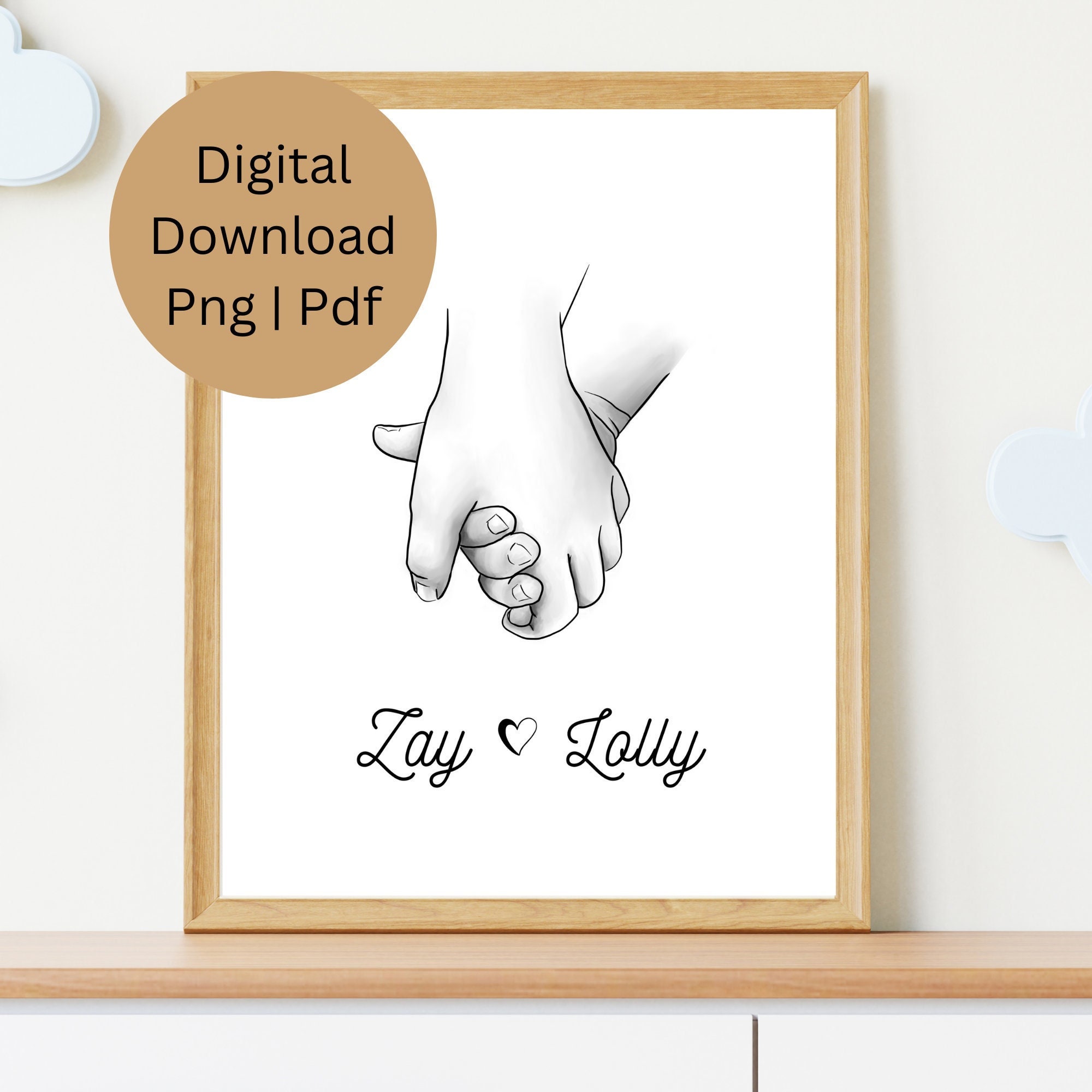 Custom Line Art | Siblings | Minimalist Art | Digital Print | Printable ...