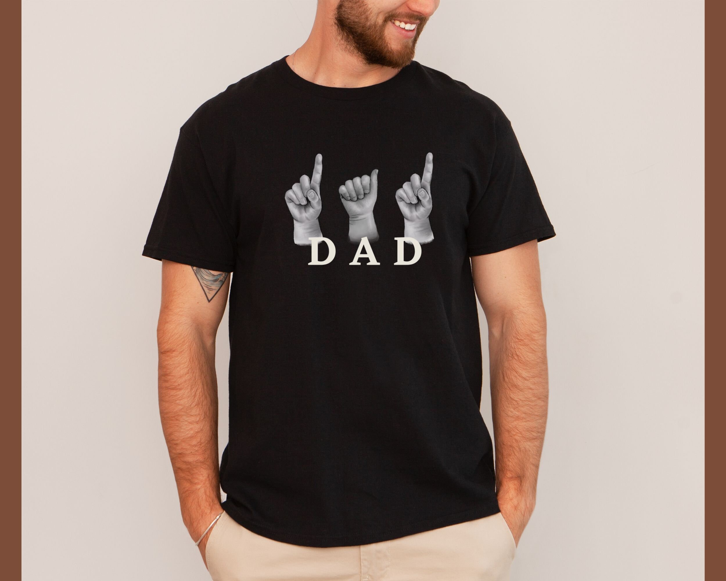 Dad ASL Shirt | Father's Day Gift | ASL Dad | Gift for Dad | Dad T ...