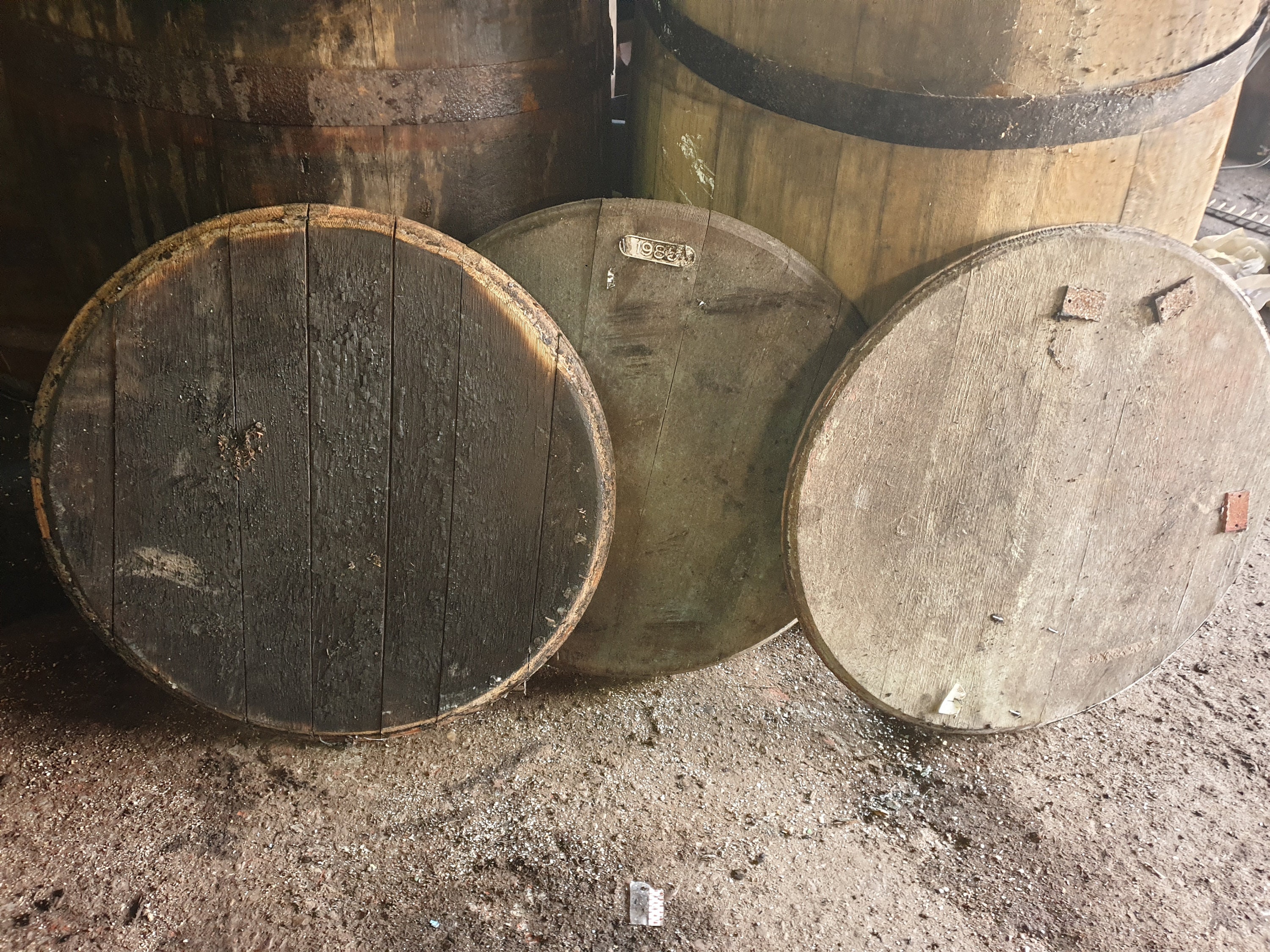 Oak Barrel Lids / Tops / Heads From Whisky Bourbon Wine and Port ...