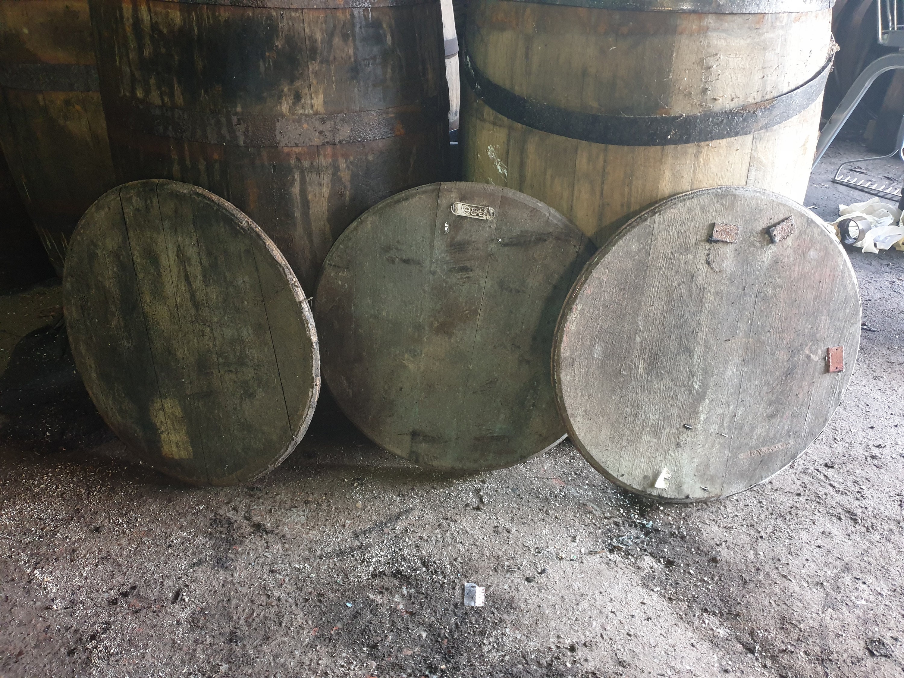 Oak Barrel Lids / Tops / Heads From Whisky Bourbon Wine and Port ...