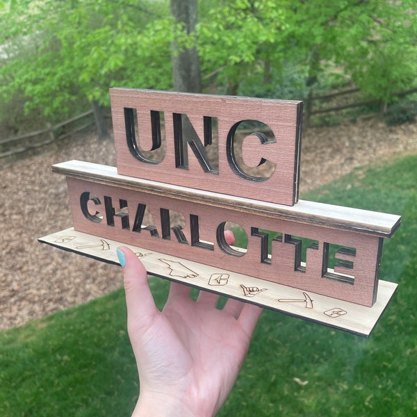 College Name Plate - Etsy
