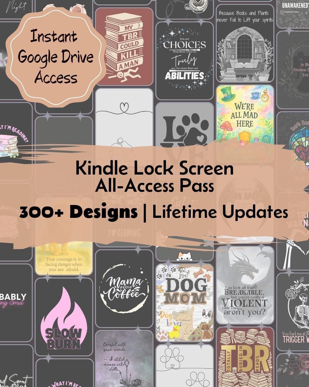 Kindle Lock Screen Designs: 300+ Themes, Monthly Updates - Etsy