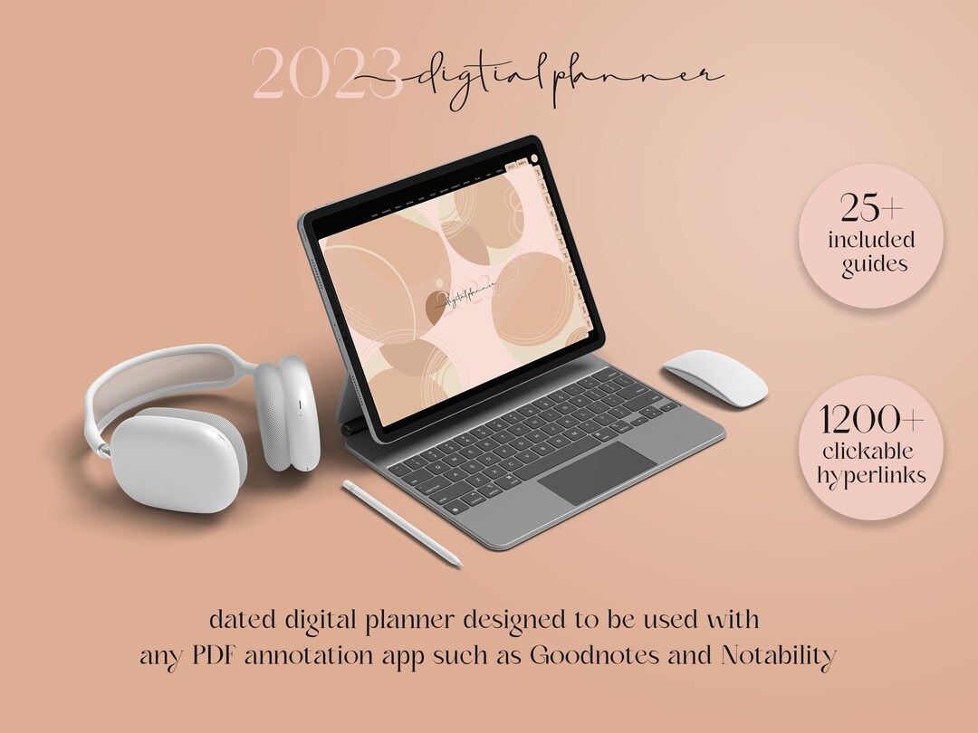 Digital Planner, 2023 Dated Planner, Goodnotes Planner - Etsy