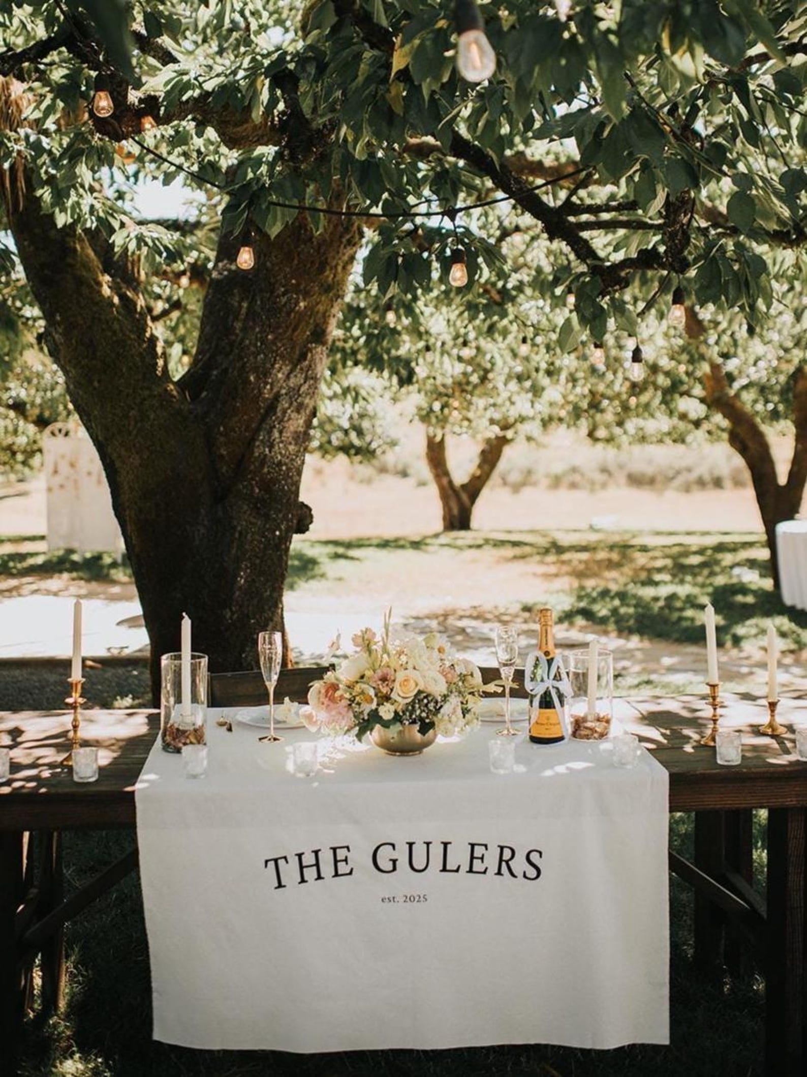 Custom Wedding Table Runner, Sweetheart Table Decor, Custom Sweetheart ...