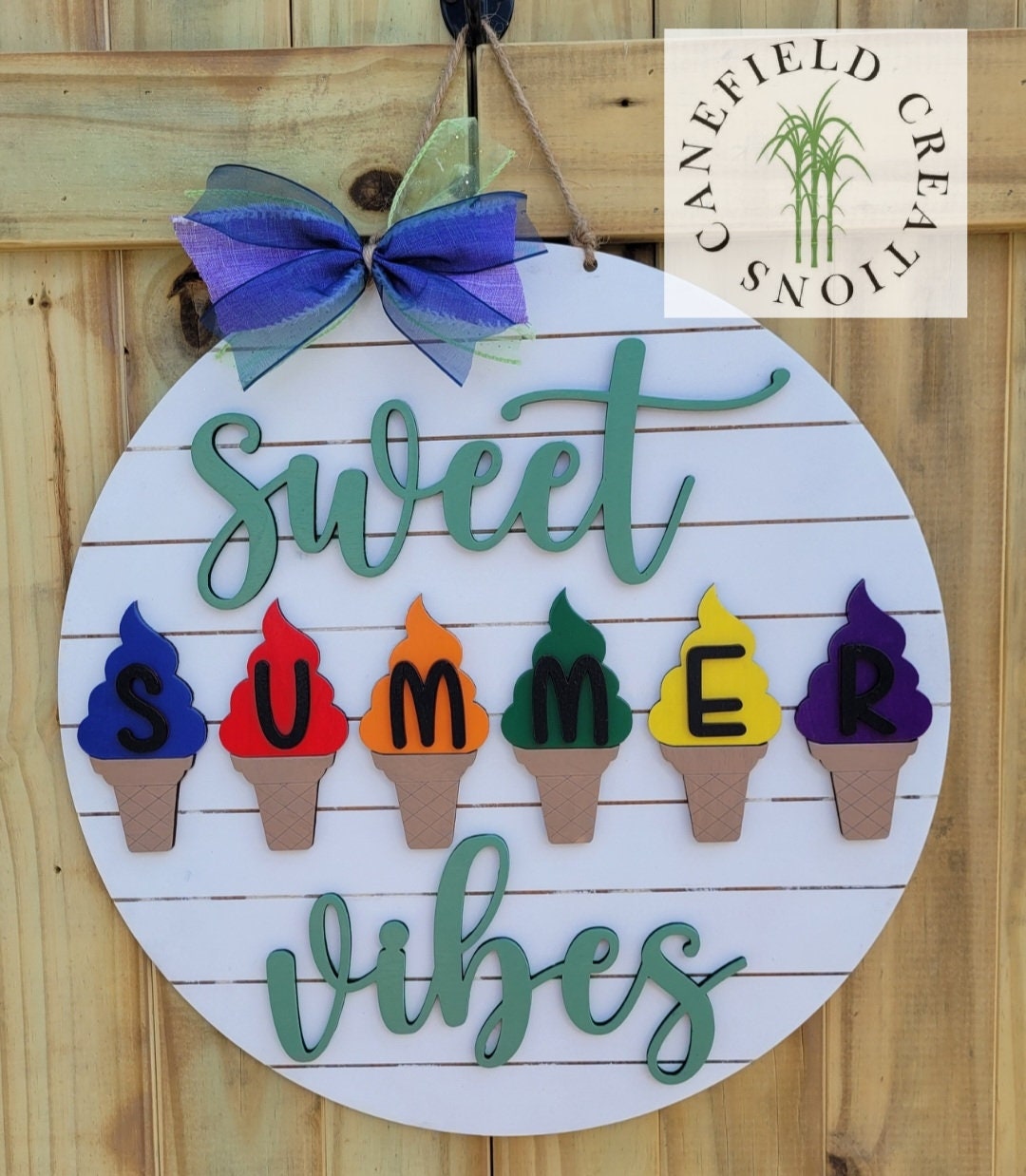Sweet Summer Ice-cream Door Hanger - Etsy