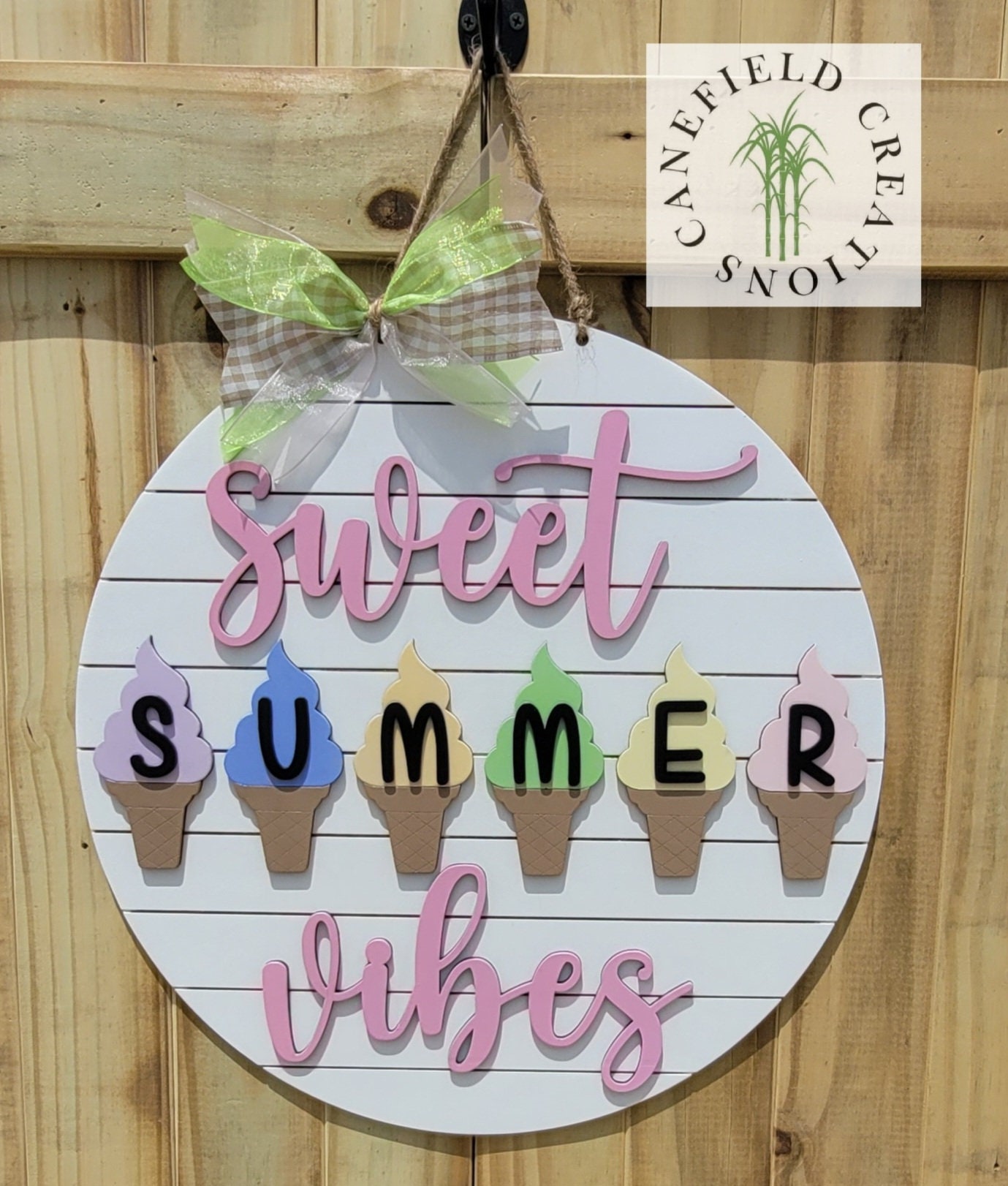 Sweet Summer Ice-cream Door Hanger - Etsy