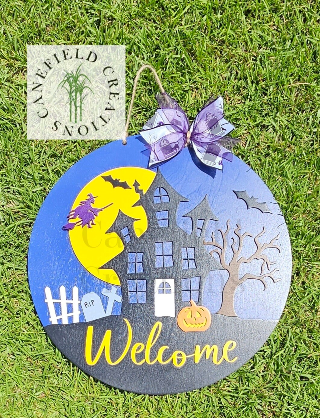 Haunted House Door Hanger - Etsy