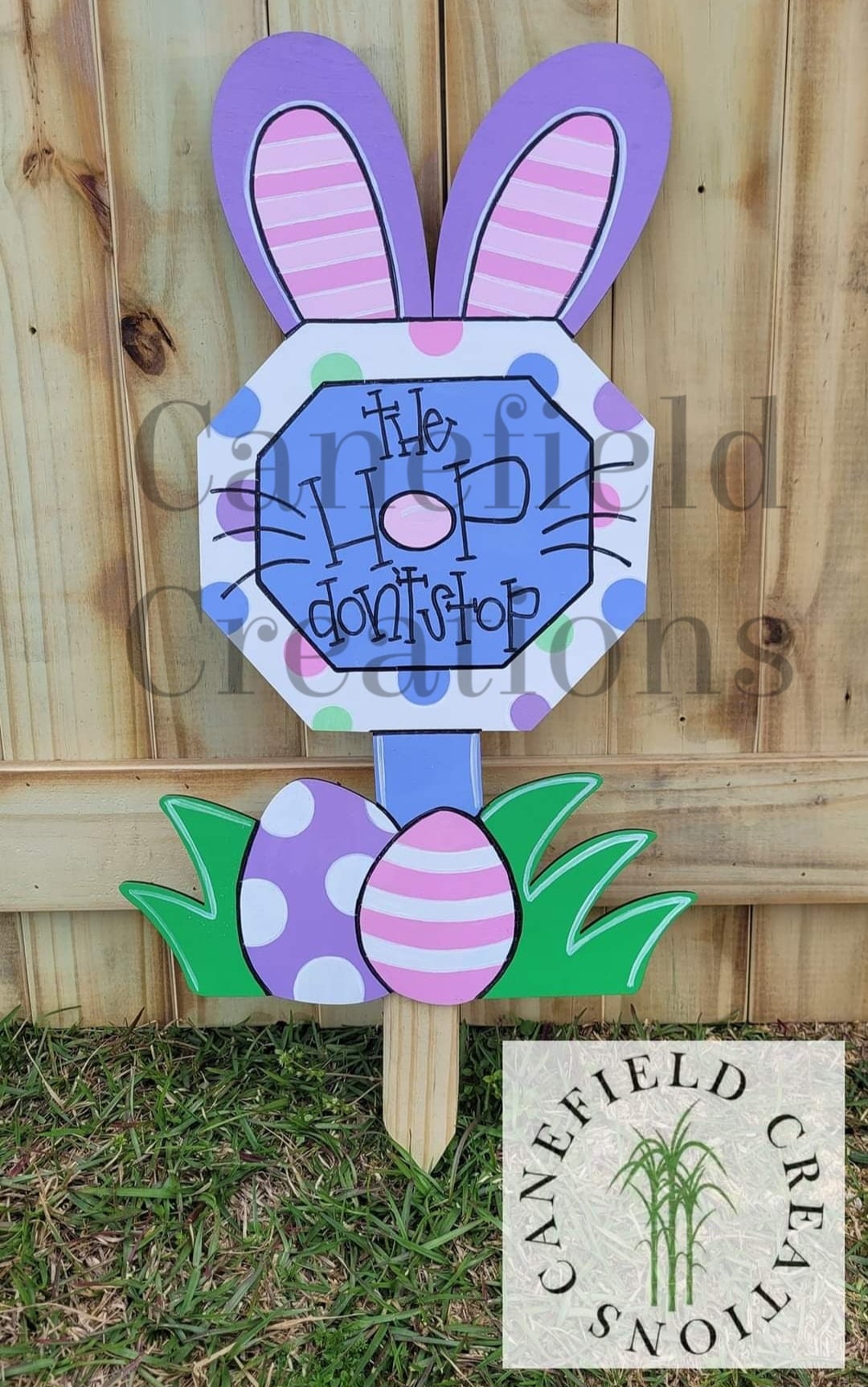 Easter Bunny- the Hop Don't Stop Yard Sign - Etsy