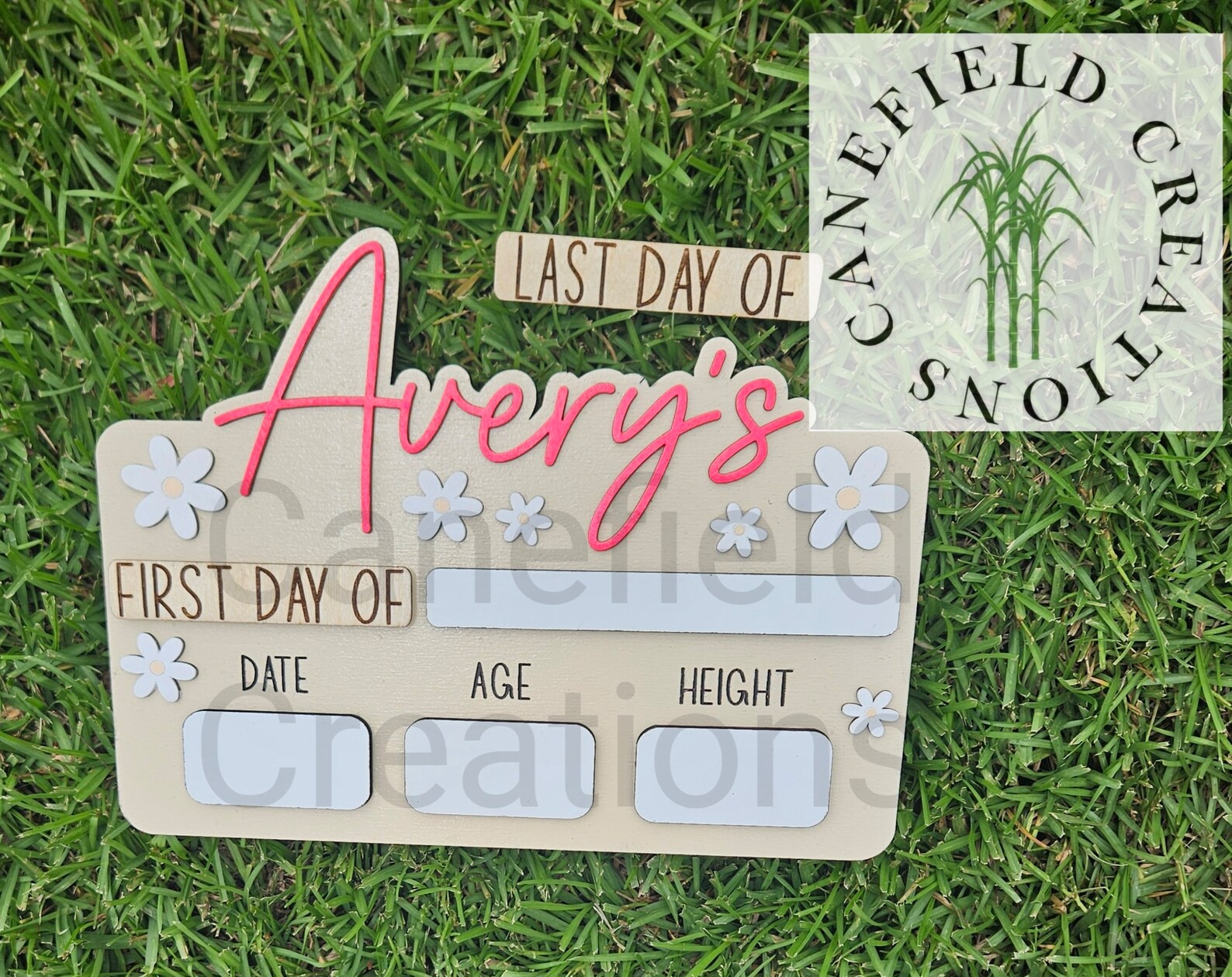 Personalized Kid's 1st & Last Day School Sign - Etsy