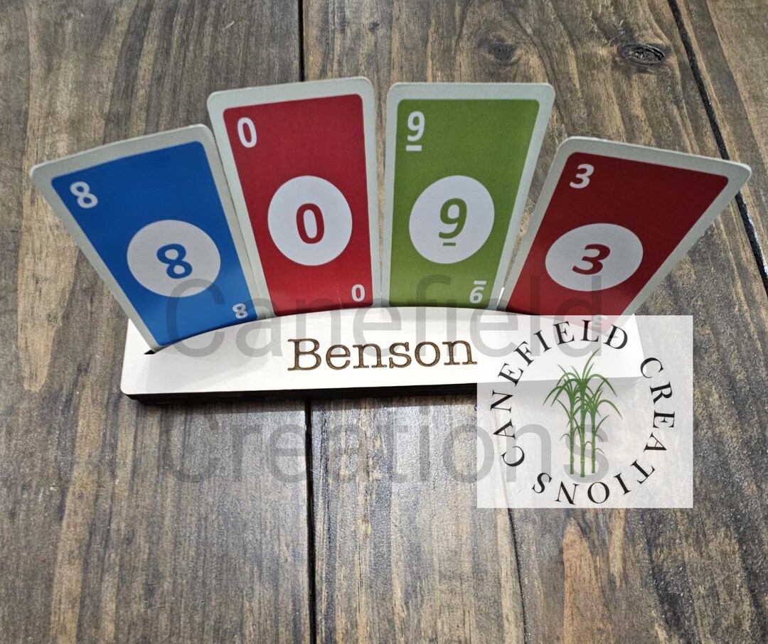 UNO Card Holder Personalized - Etsy
