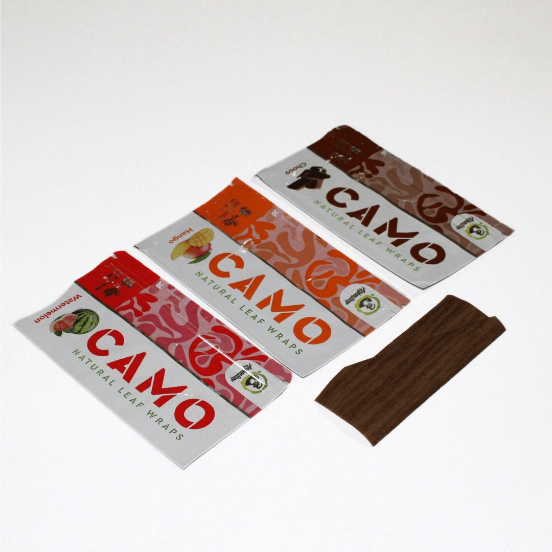 Organic CAMO Natural Leaf Wraps Afghan Hemp Made From Chamomile and ...