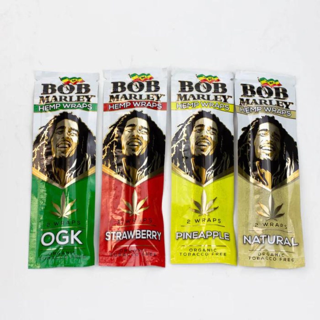 Bob Marley Hemp Wraps 2 per Pack Vegan Hemp Wraps - Etsy