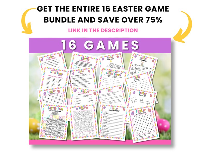 Name That Bunny Printable Easter Game for Kids - Famous Rabbit Game ...