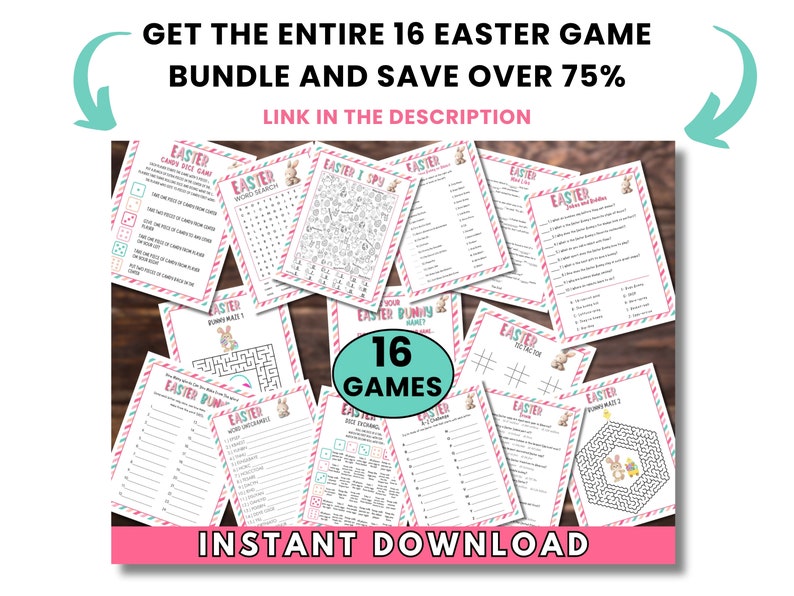 Easter I Spy Game Card for Kids - Printable Easter Activity for School ...