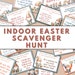 Indoor Easter Scavenger Hunt for Kids - 24 Printable Clue Cards for Fun ...
