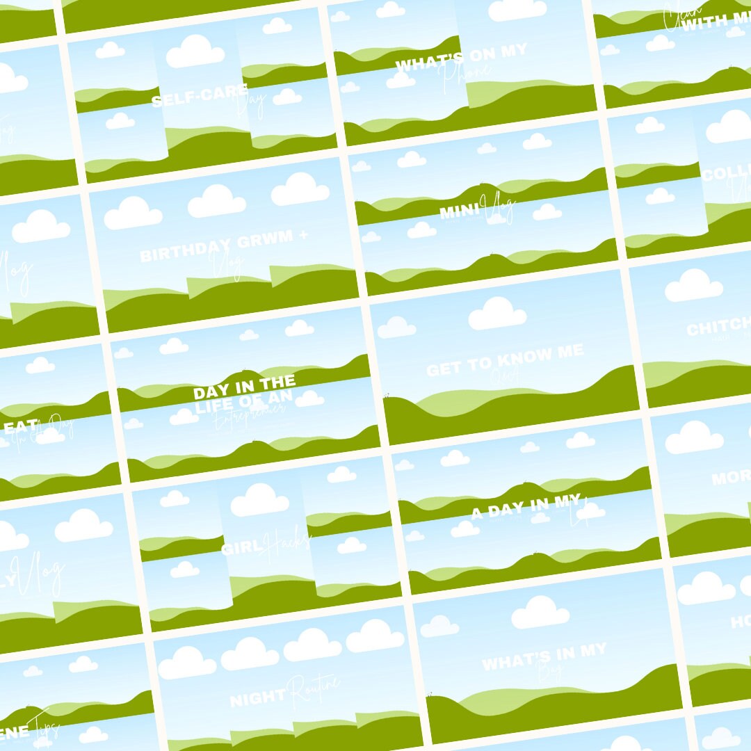 Youtube Thumbnail Templates 50 Editable Canva Thumbnail Templates ...