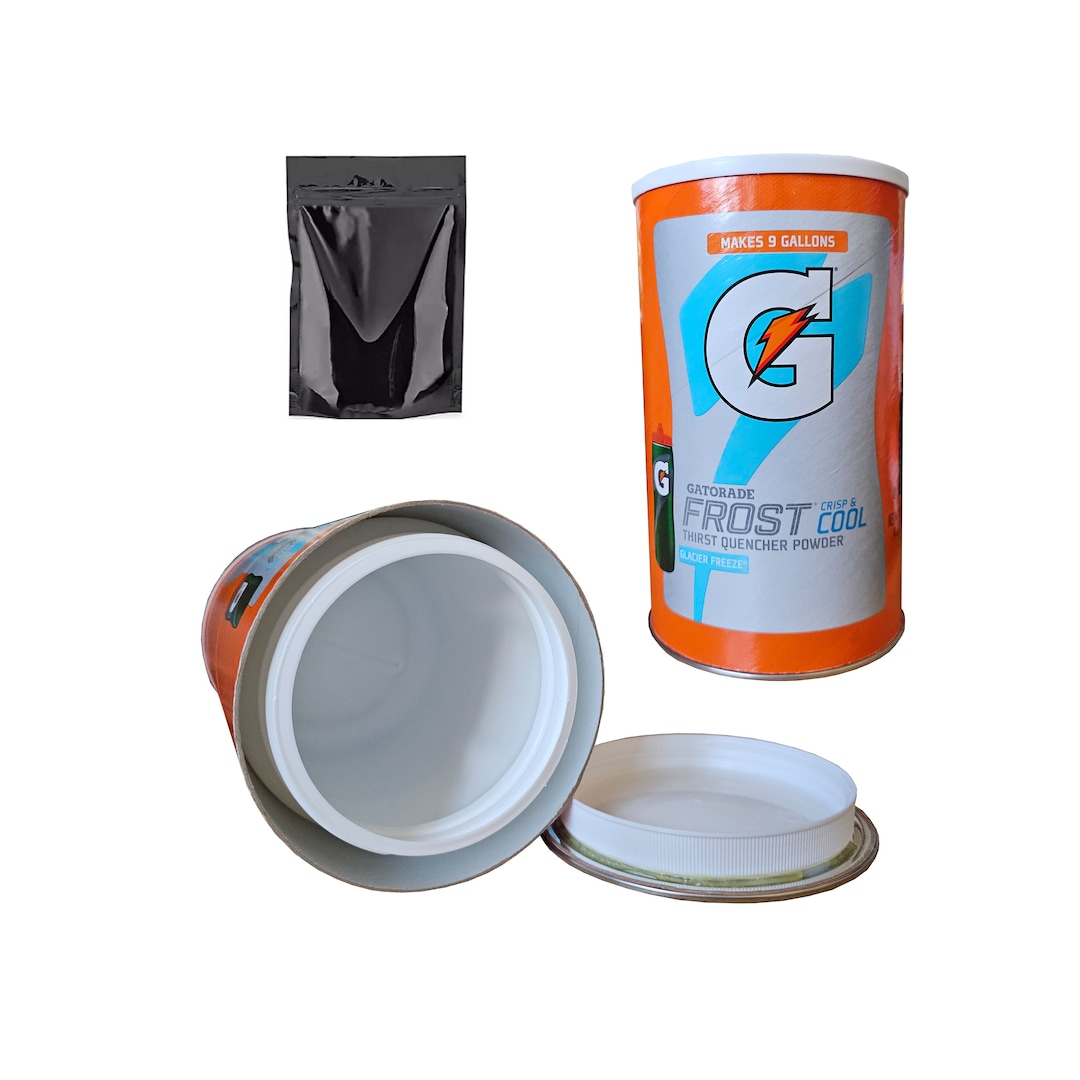 Gatorade XL Diversion Safe Stash Screw Lock Lid Air Tight Smell-proof ...