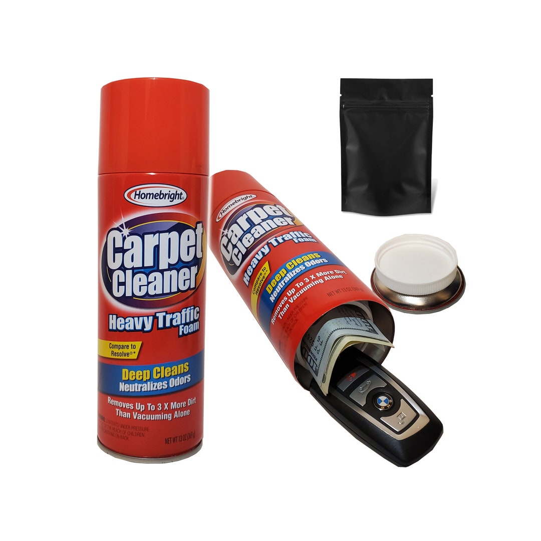 Carpet Cleaner Diversion Safe Stash Screw Lock Smell-proof Container 1 ...