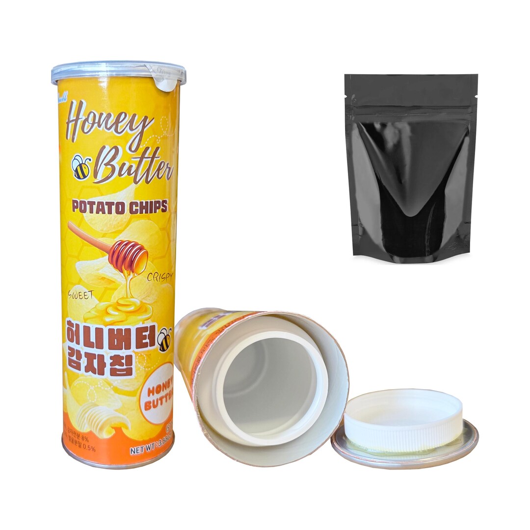 Potato Chip Diversion Safe Stash Can Screw Lock Smell-proof Container ...