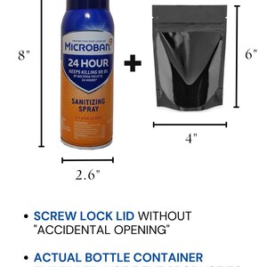 Microban Diversion Safe Stash Screw Lock Smell-proof Container + 1 Free ...