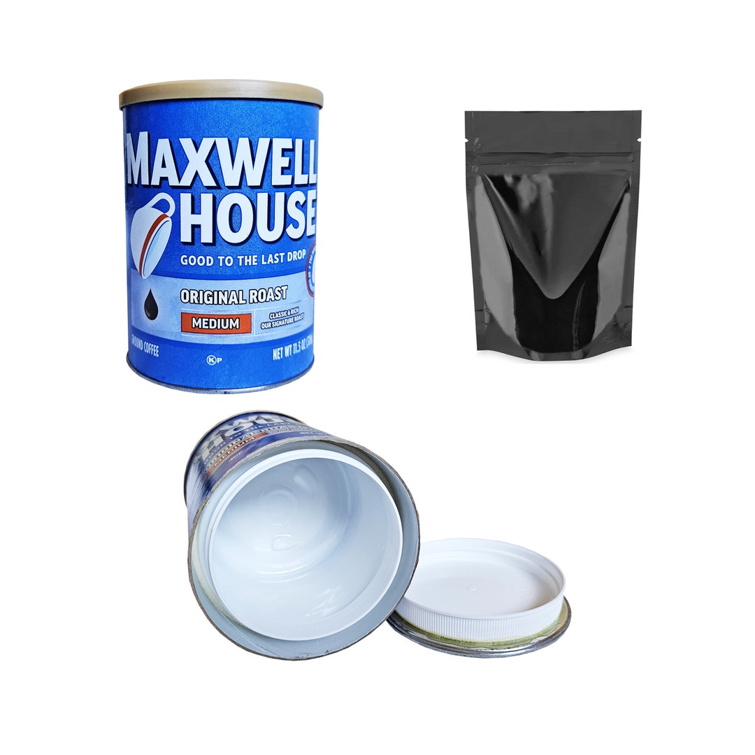 Maxwell Coffee Diversion Safe Stash Can Screw Lock Smell-proof ...