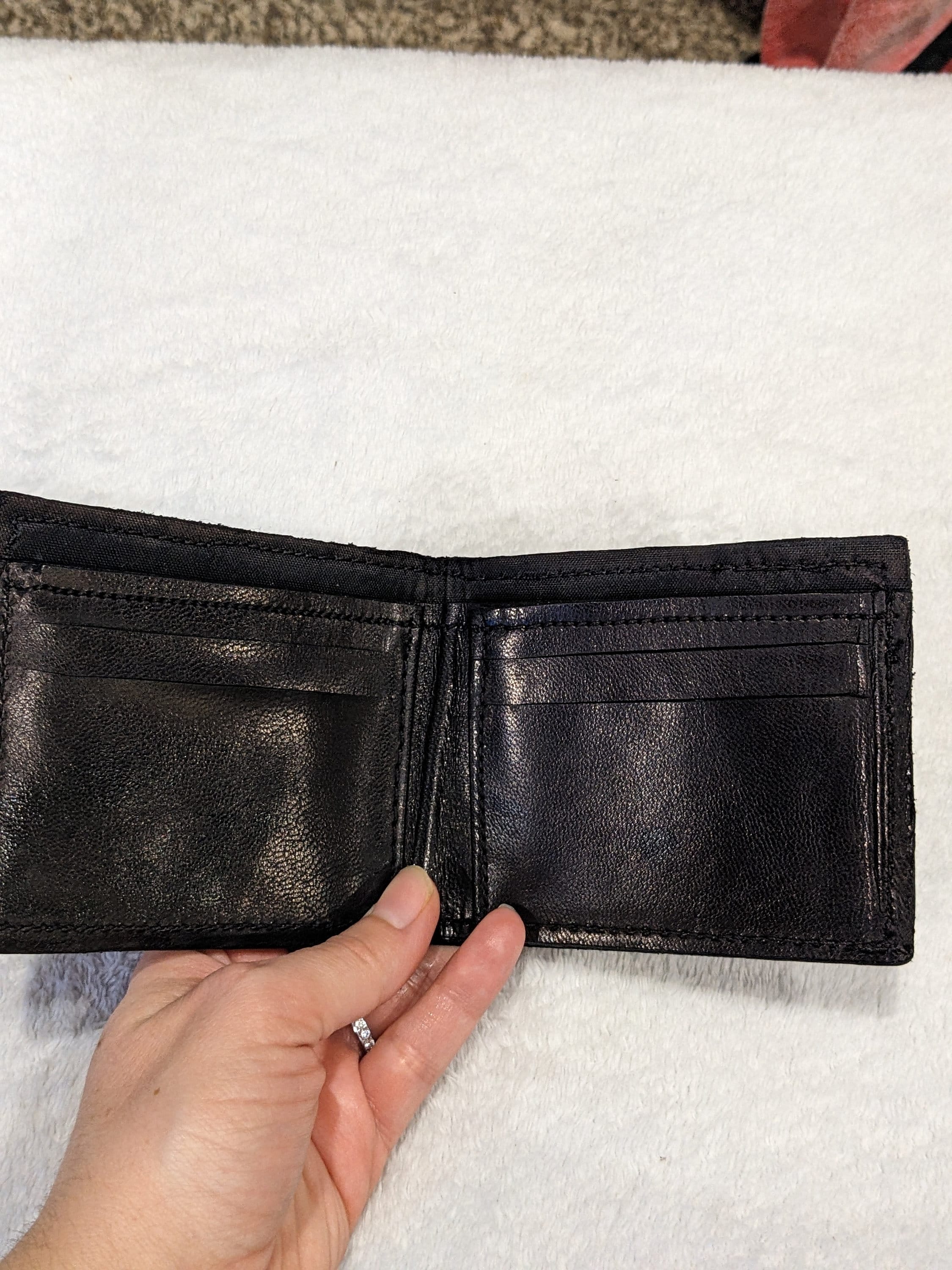 Prison Leather Work - Black Wallet - Handcrafted - Gift - Etsy