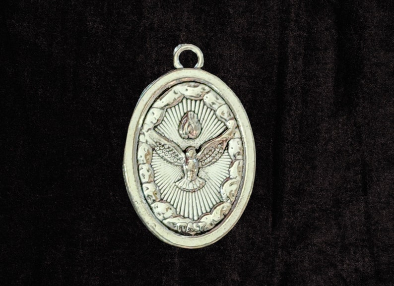 Holy Family, Holy Spirit Dove Medal Saint Medallion Catholic Saint ...