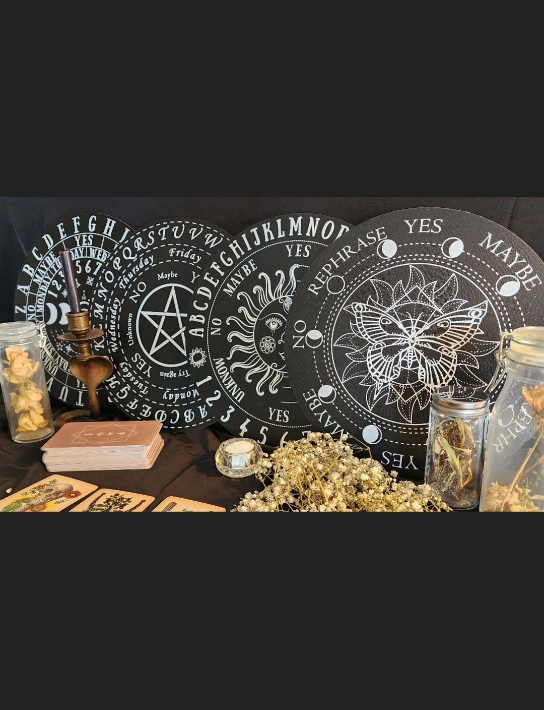 Moon Phases Star Sun or Butterfly Pendulum Board for - Etsy