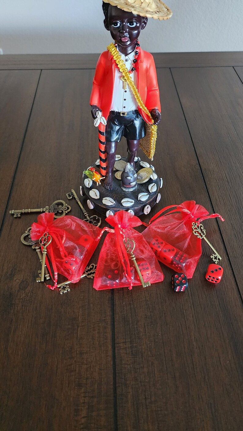 Elegua Papa Legba Lucky Dice Offering Esu, Legba, Eleggua, Elegbara ...