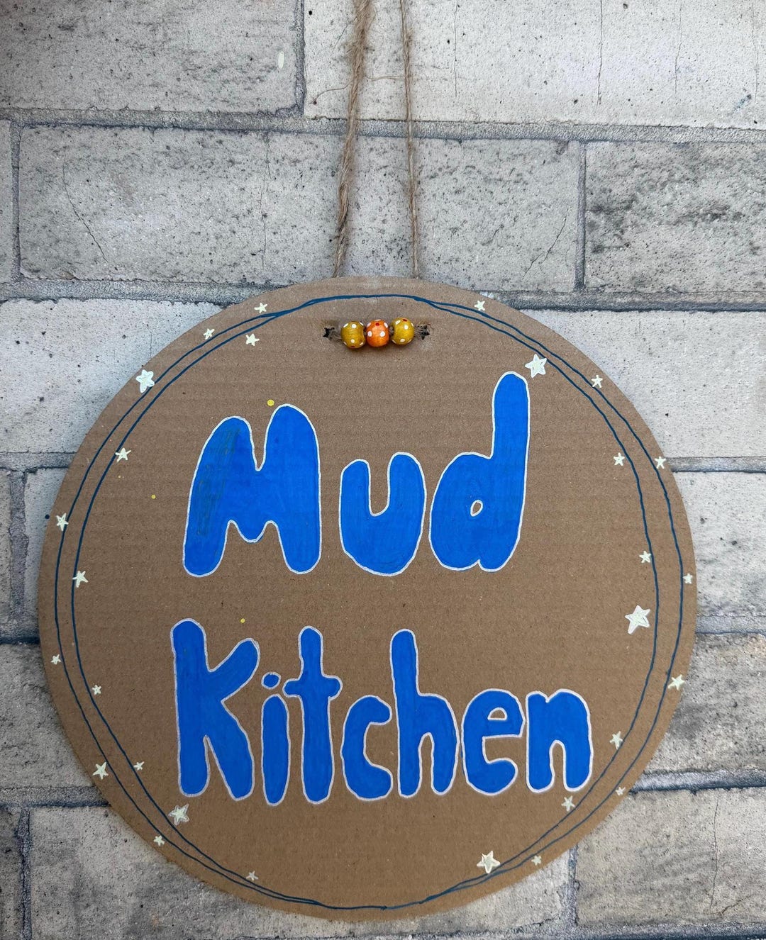 Mud Kitchen Sign, Personalized Play Area Decor (10 Inch Diameter) - Etsy