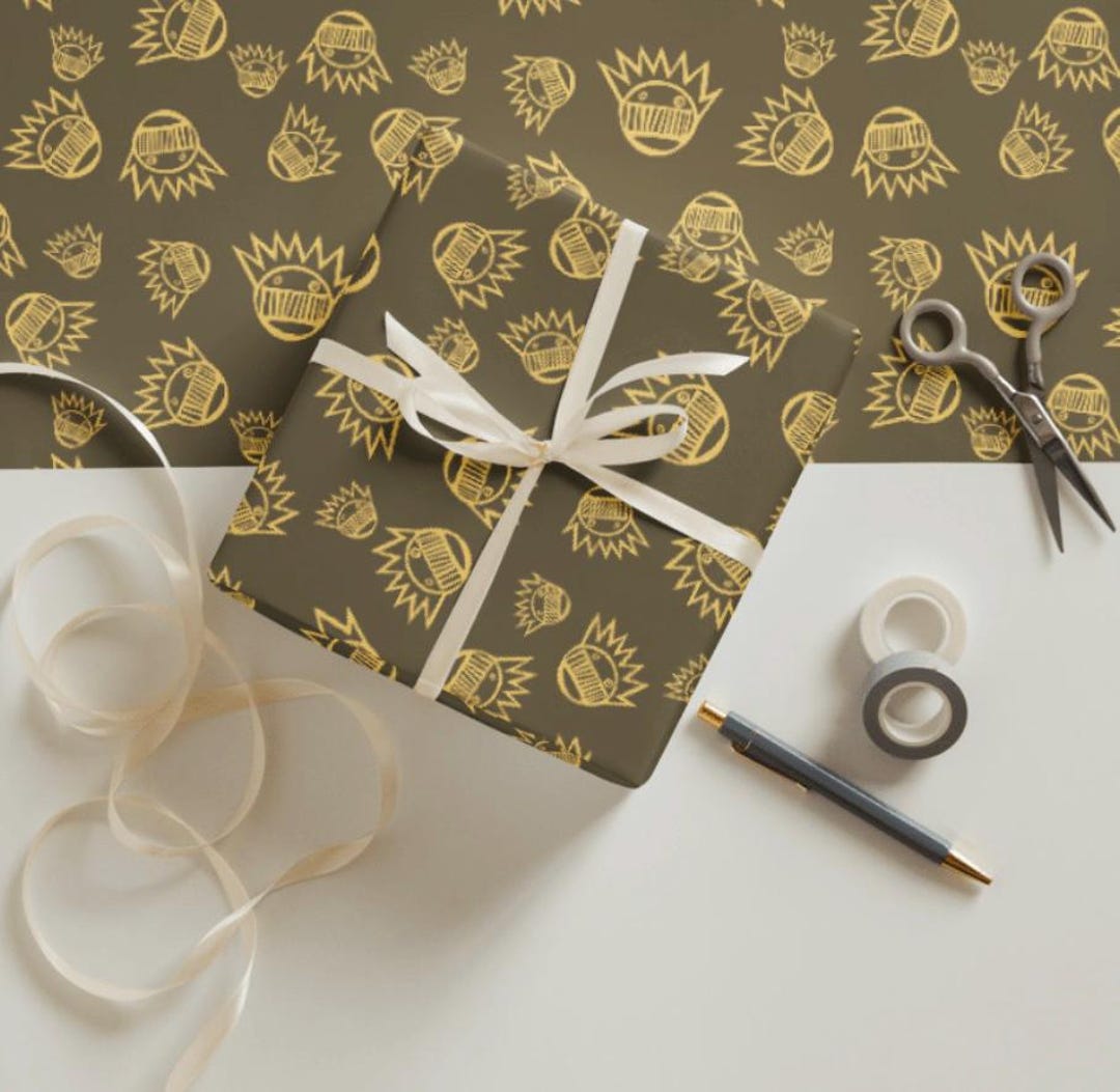 WEEN BOOGNISH Wrapping Paper, 3 Sheets 28.75”x19.75” - Etsy