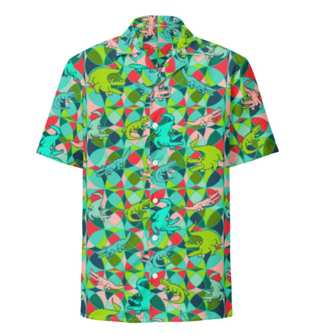 Mid Century Modern Alligator Shirt. King Gizzard and the Lizard Wizard ...