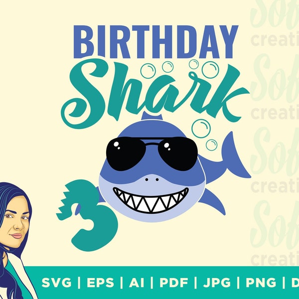 Baby Shark 3rd Birthday Party - Etsy