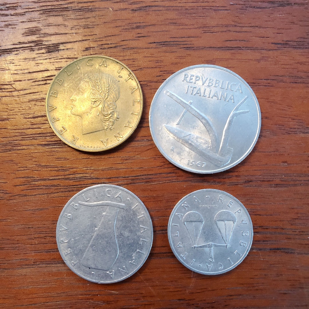 Italian Collection International Coins World Vintage Old - Etsy