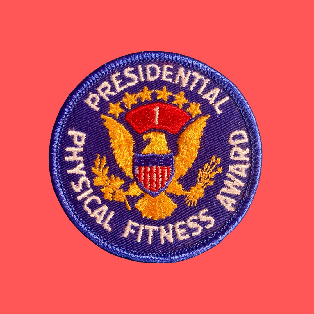 Presidential Physical Fitness Award 3 Round Blue - Etsy