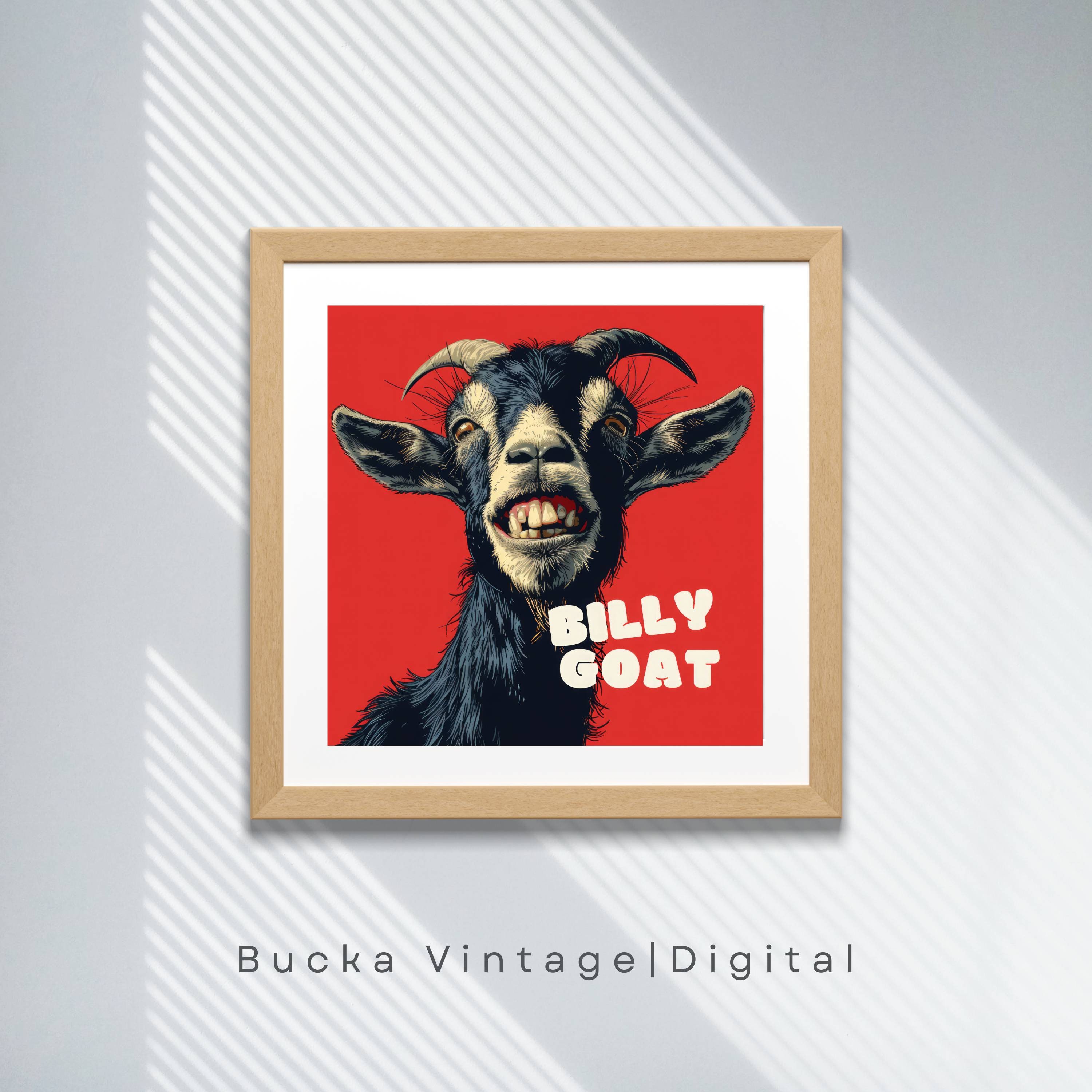 Happy Smiling Billy Goat, BMFS, Goat PNG Transparent PNG 300 Dpi High ...