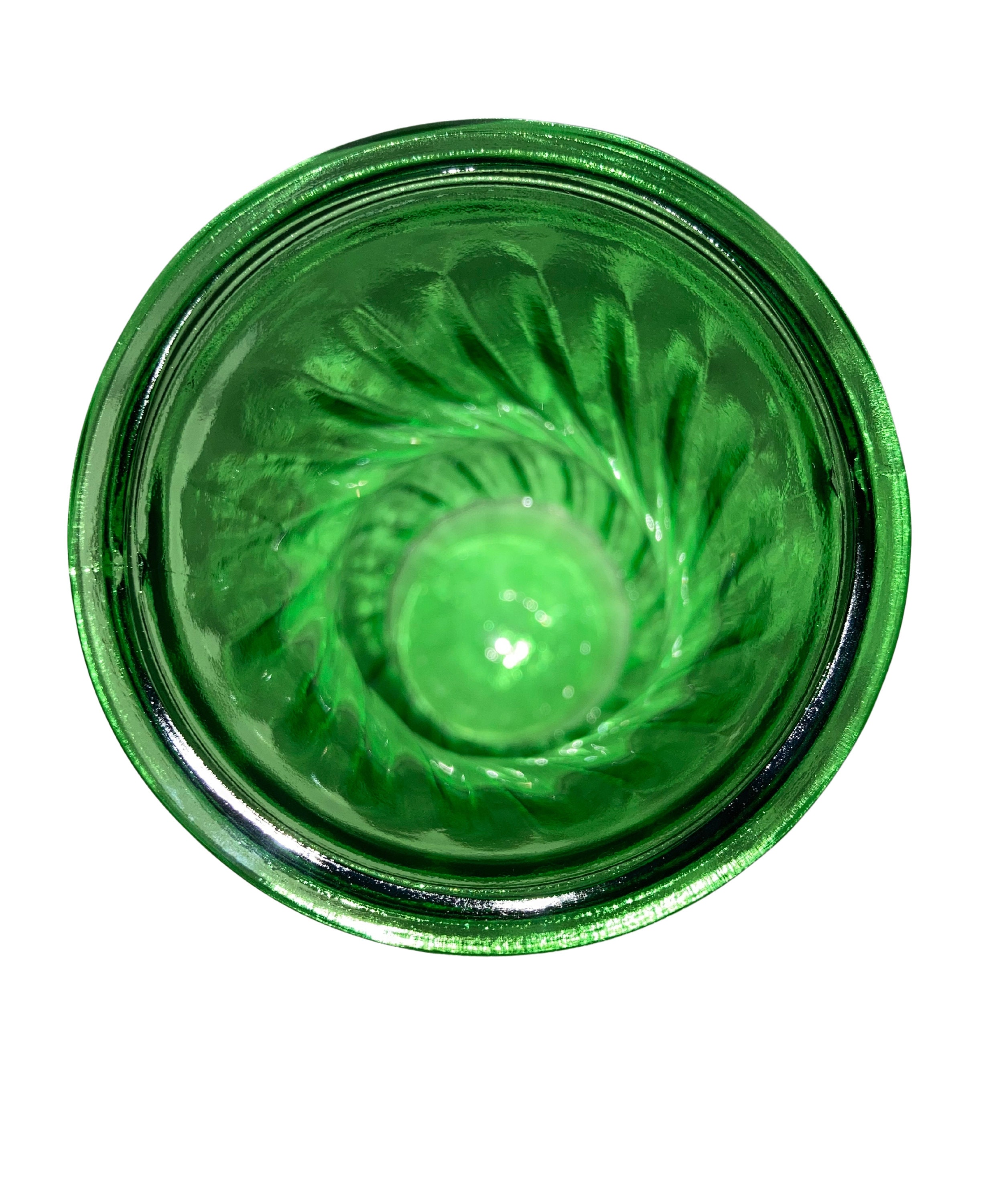 Vintage CFG Emerald Green Textured Glass Decorative Minimalist Vase. - Etsy