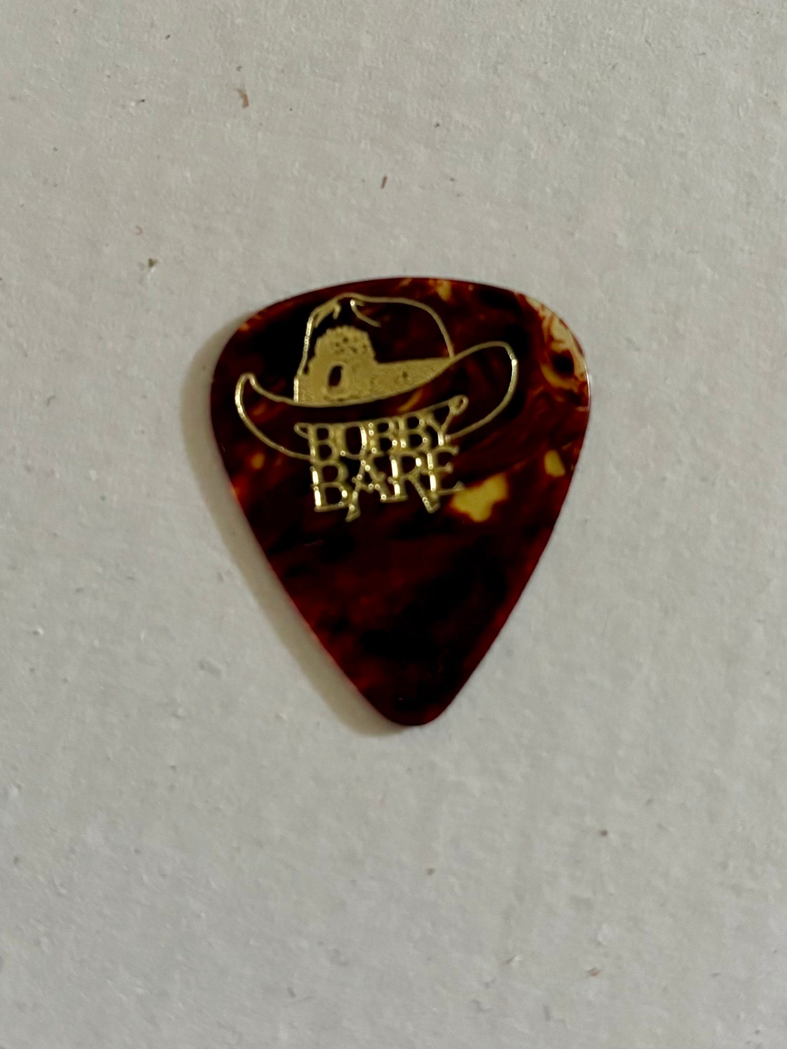 Country Legend Bobby Bare Faux Shell Vintage Guitar Pick - Etsy