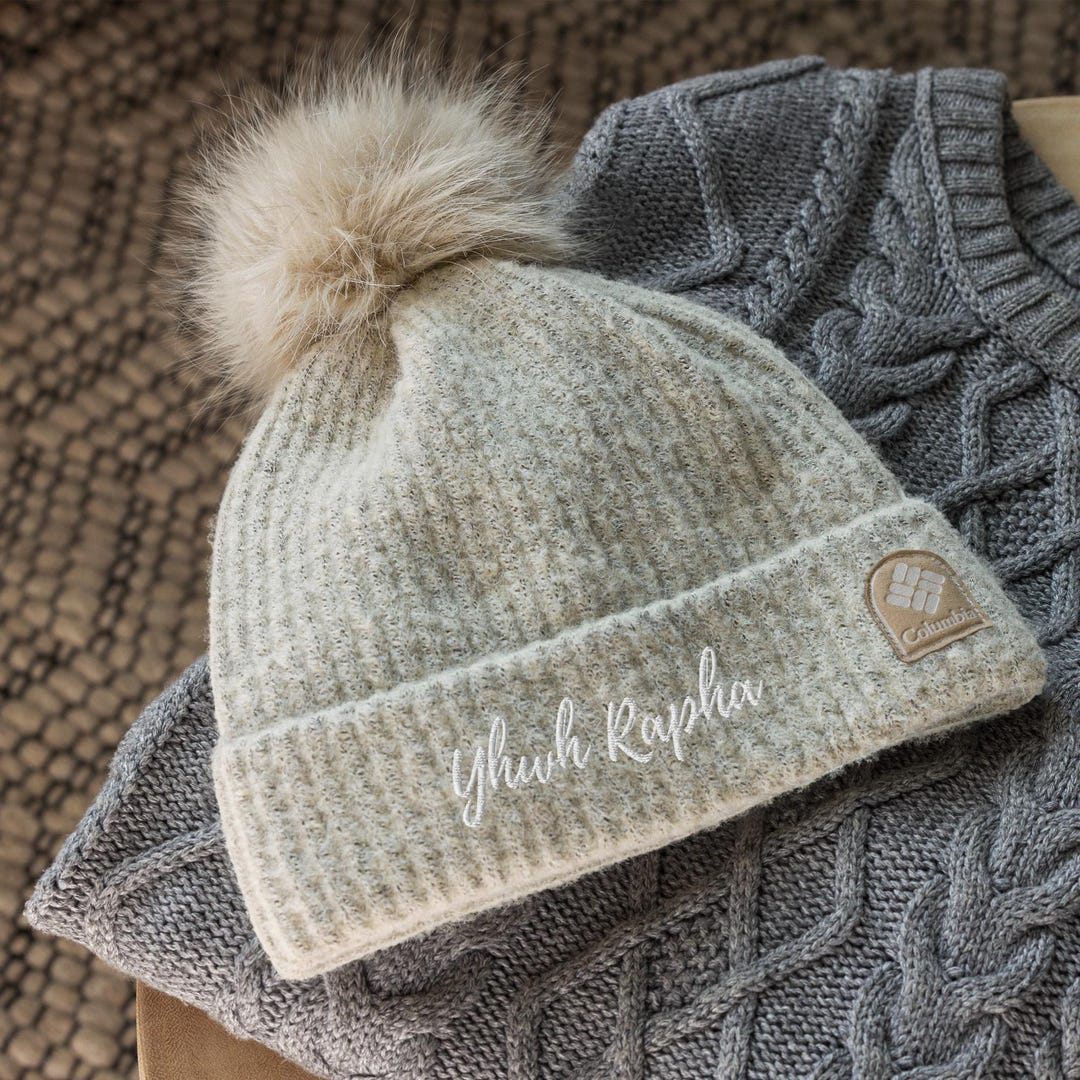 YHWH RAPHA Pom-pom Beanie - Etsy