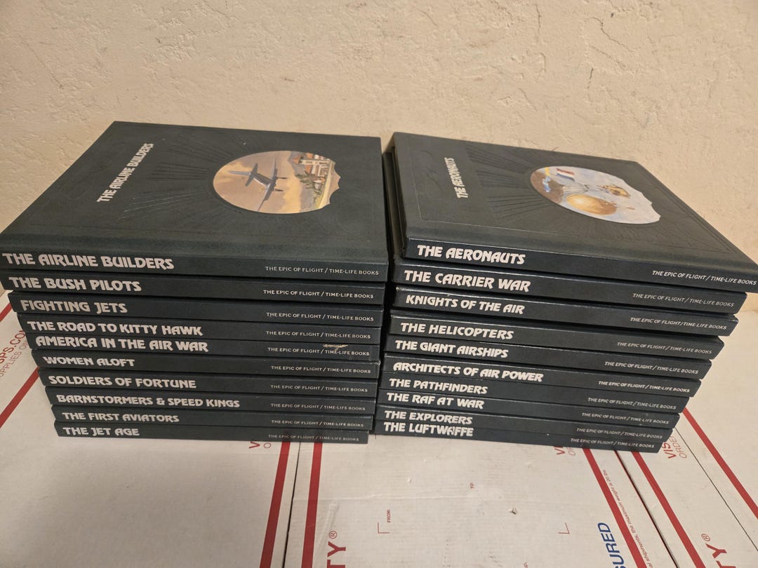 Lot of 20 Epic of Flight Time Life Books Aviation History - Etsy