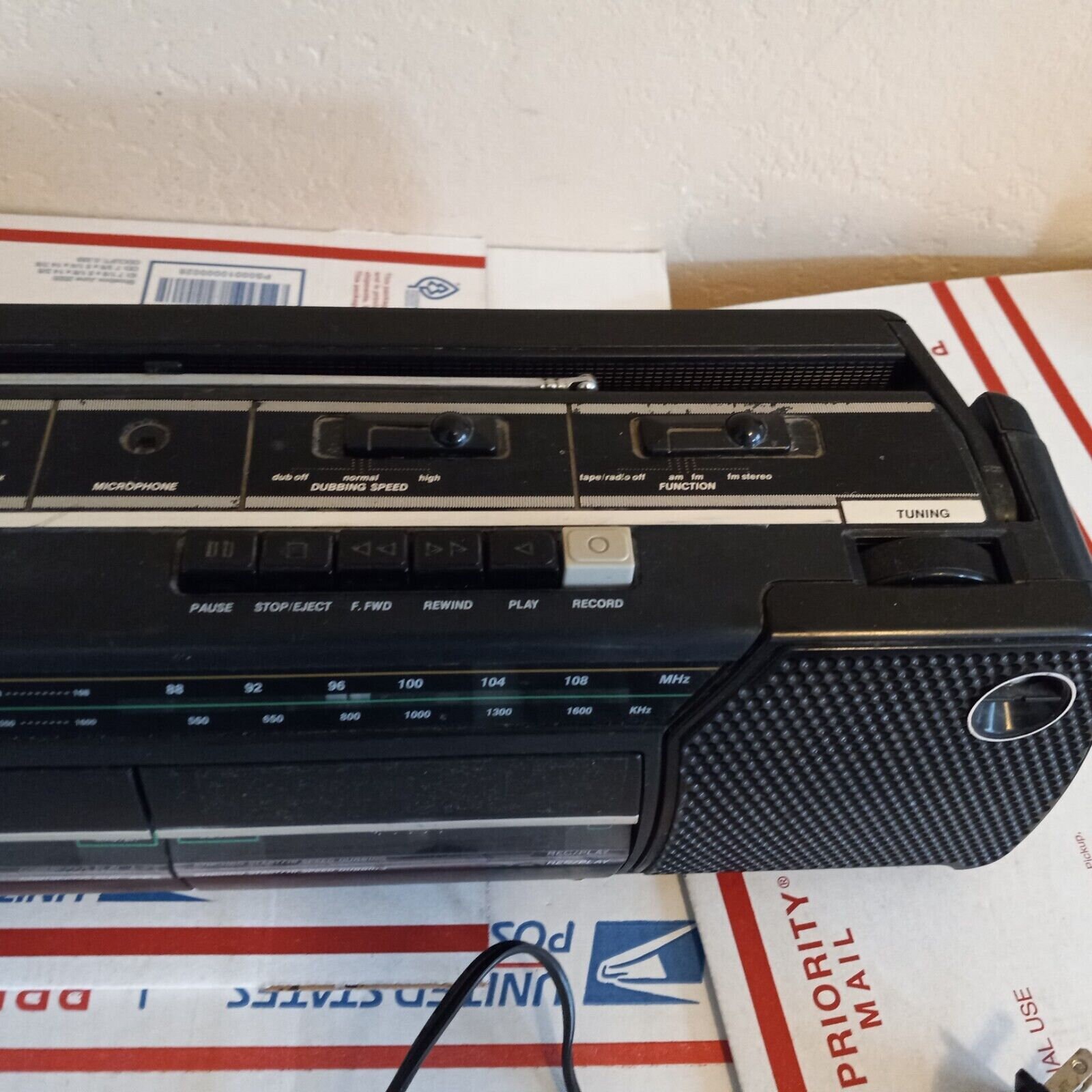 RCA Premier Series AMFM Stereo Radio Dual Cassette Recorder Model RP ...