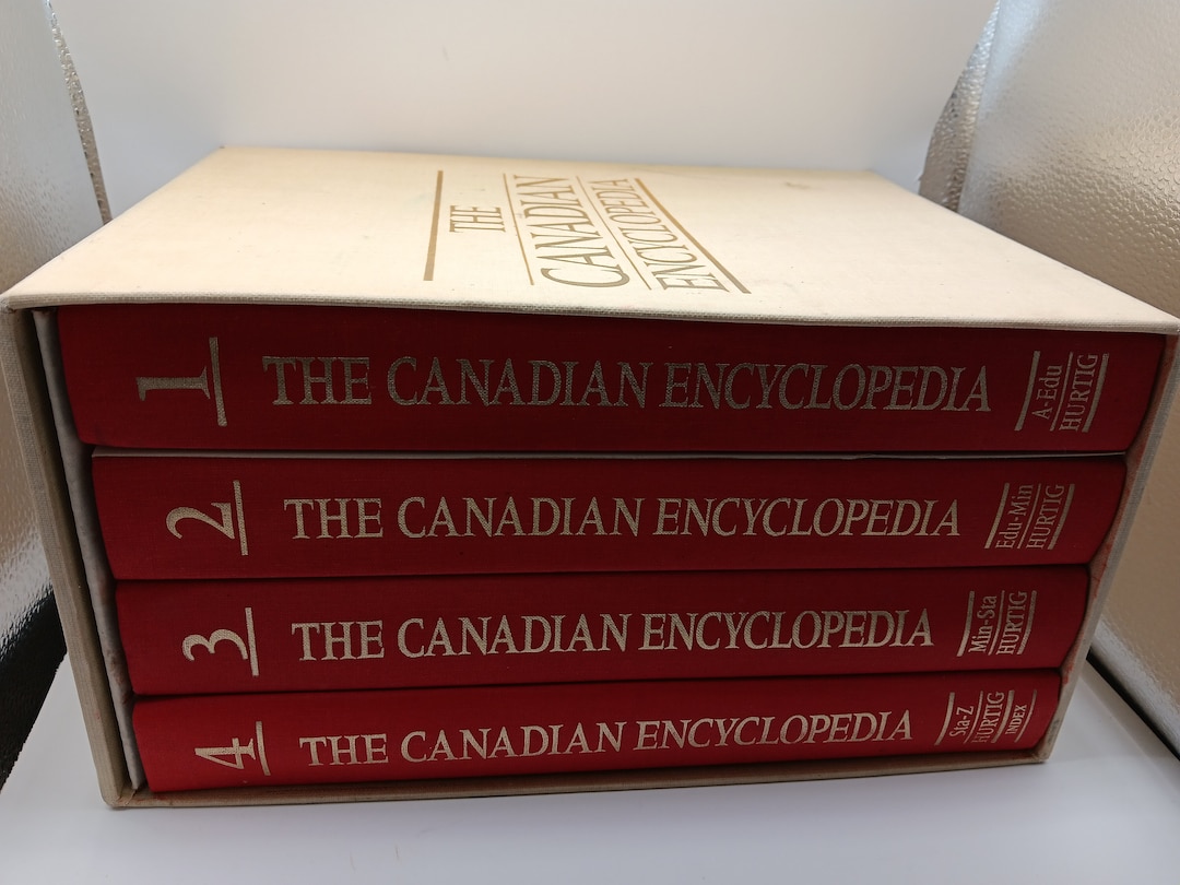 The Canadian Encyclopedia Hurtig Box Set 1-4 1988 Second Edition - Etsy