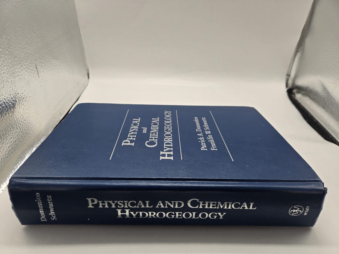 Physical and Chemical Hydrogeology Domenico Schwartz HC VTG Book 1990 ...