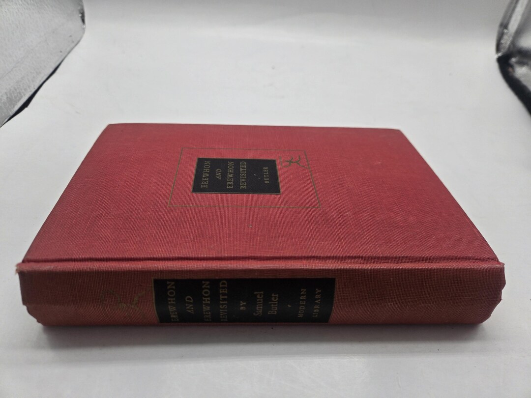 Erewhon and Erewhon Revisited Butler HC VTG Modern Library Book 1927/ ...