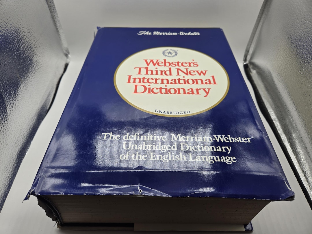 Webster's Third New International Dictionary Unabridged 1986 Thumb ...
