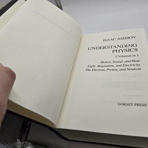 Isaac Asimov Understanding Physics Dorset HC VTG Book 3 Volumes in 1 1988 - Etsy